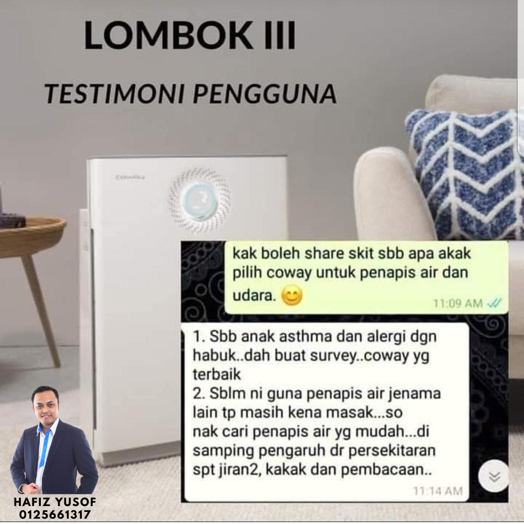 Dapatkan Produk Coway Untuk Rumah Anda Di Sini